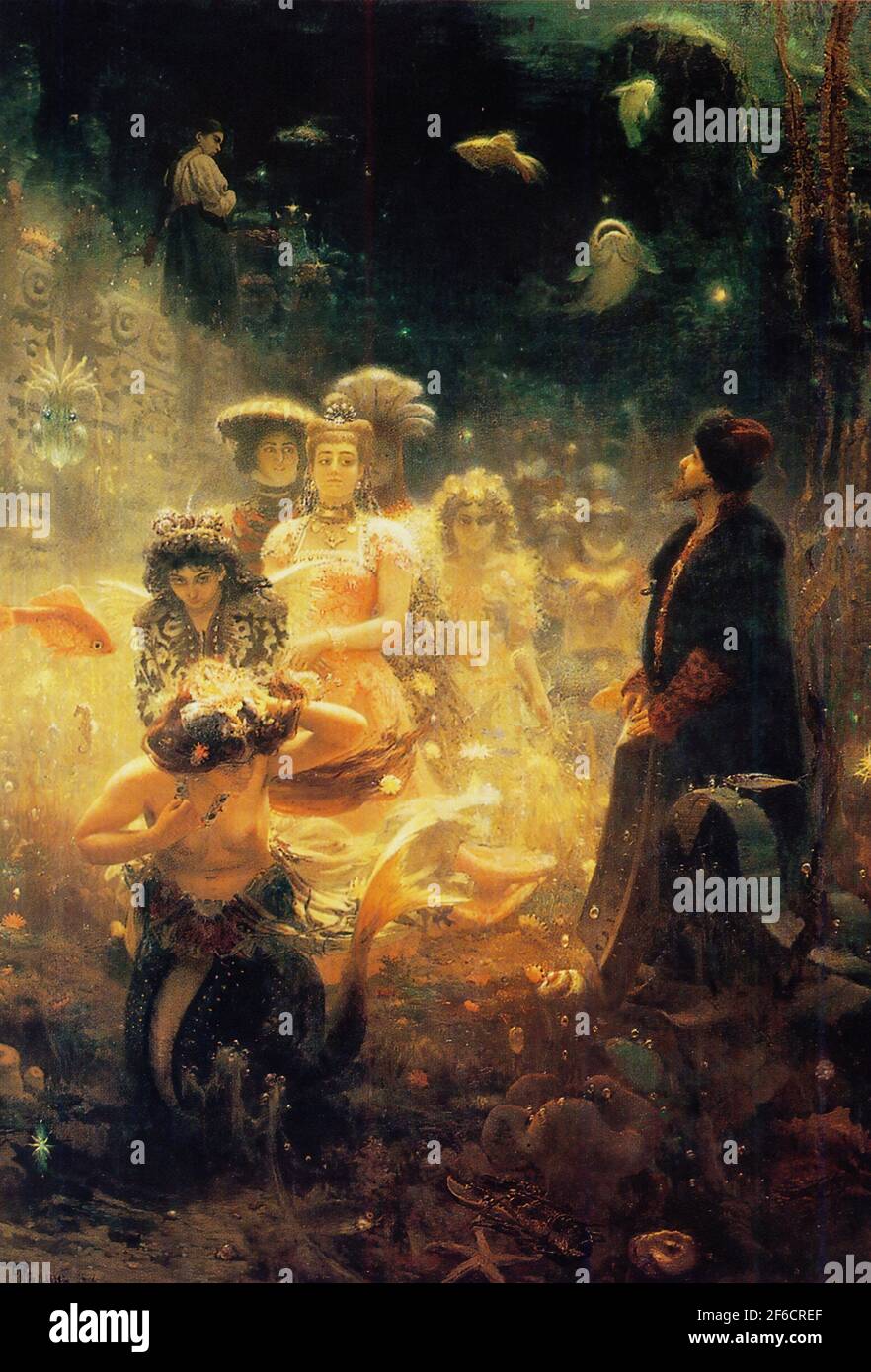 Ilya Repin - Sadko 1876 Stock Photo - Alamy