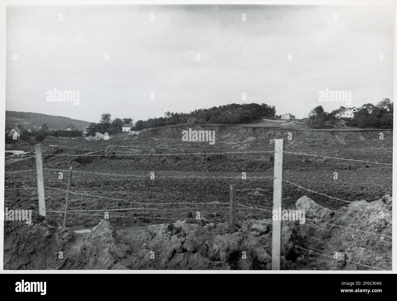 The aftermath of the Surte landslide that occurred on September 29 ...