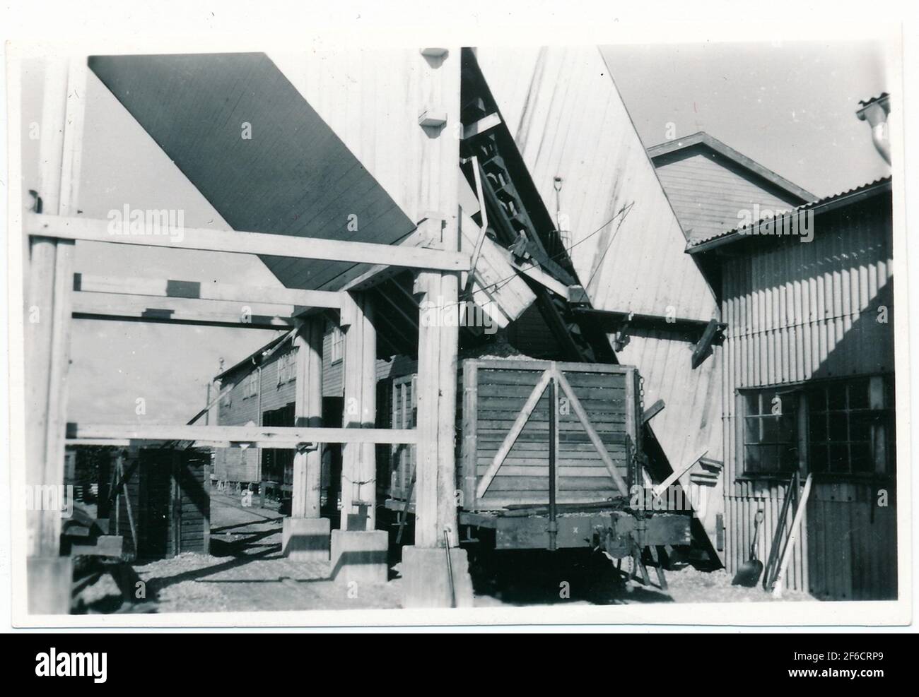 Loading freight trolley Stock Photo - Alamy