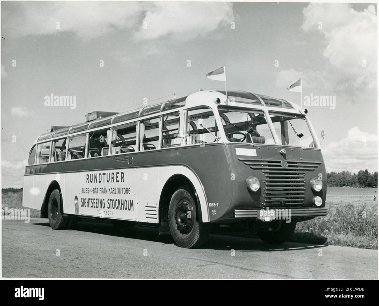 State Railways, SJ Bus 1098-T Stock Photo - Alamy