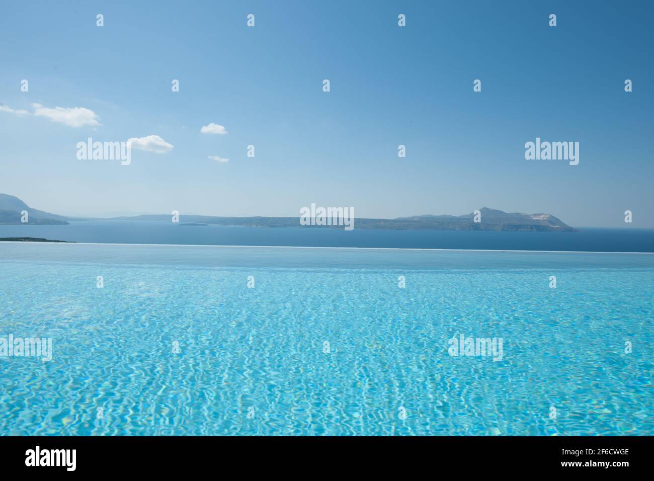 Luxury home with infinity pool on the ocean for a dream vacation Stock ...