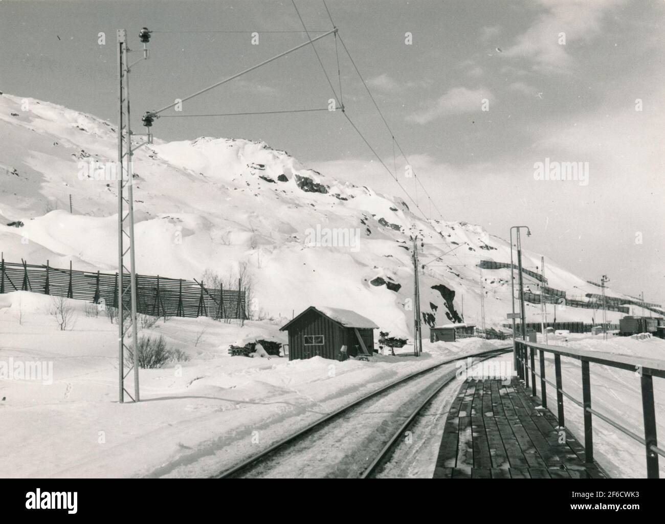 At the national boundary station Stock Photo - Alamy