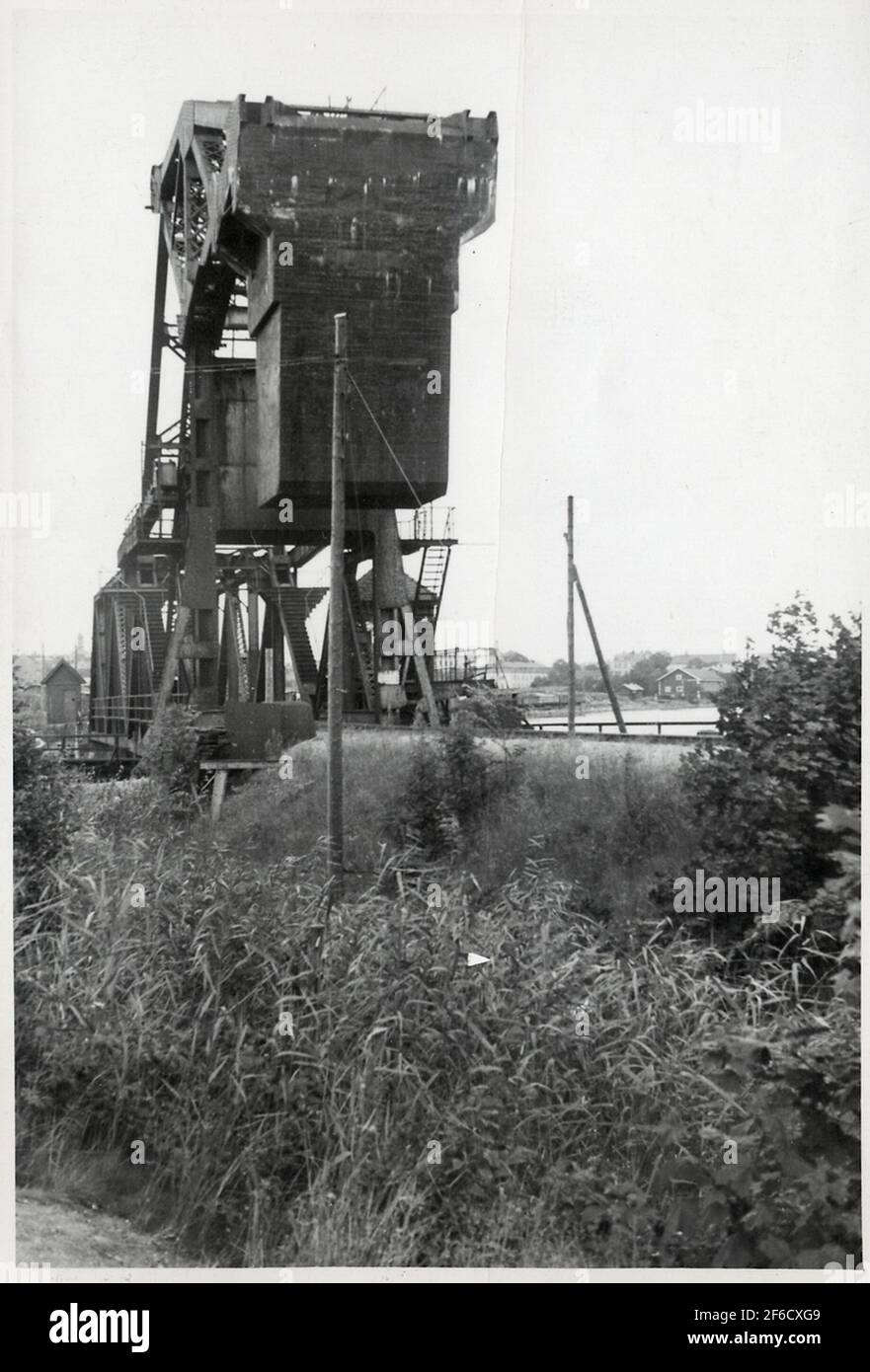 Flap Bridge in Vänersborg Stock Photo - Alamy