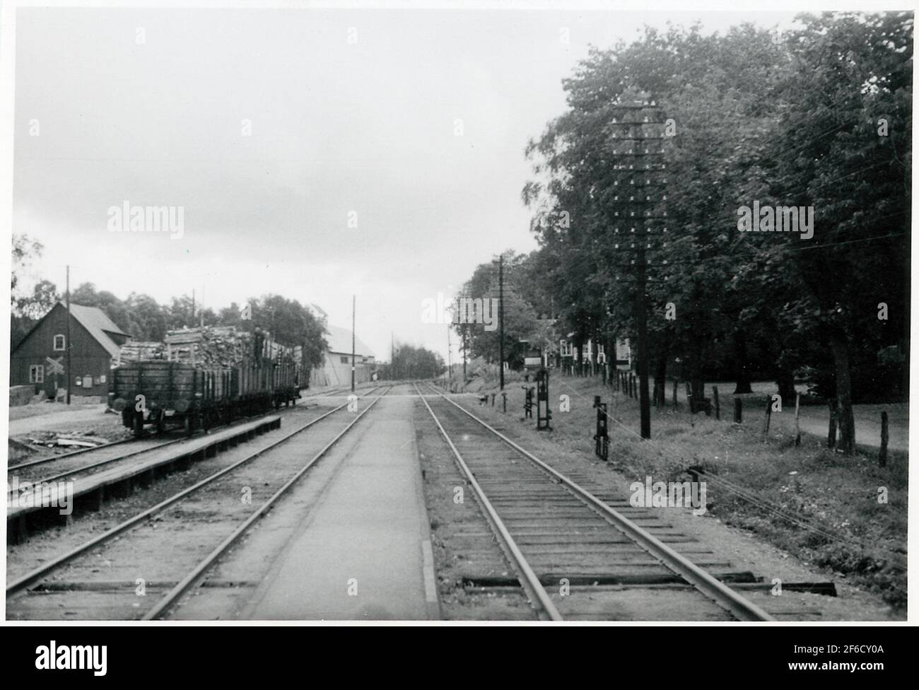 The station area at Western Torup, in the direction of Hässleholm Stock ...