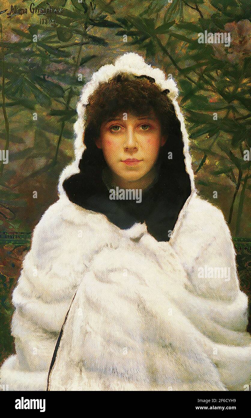 John Atkinson Grimshaw - Snowbound 1883 Stock Photo - Alamy