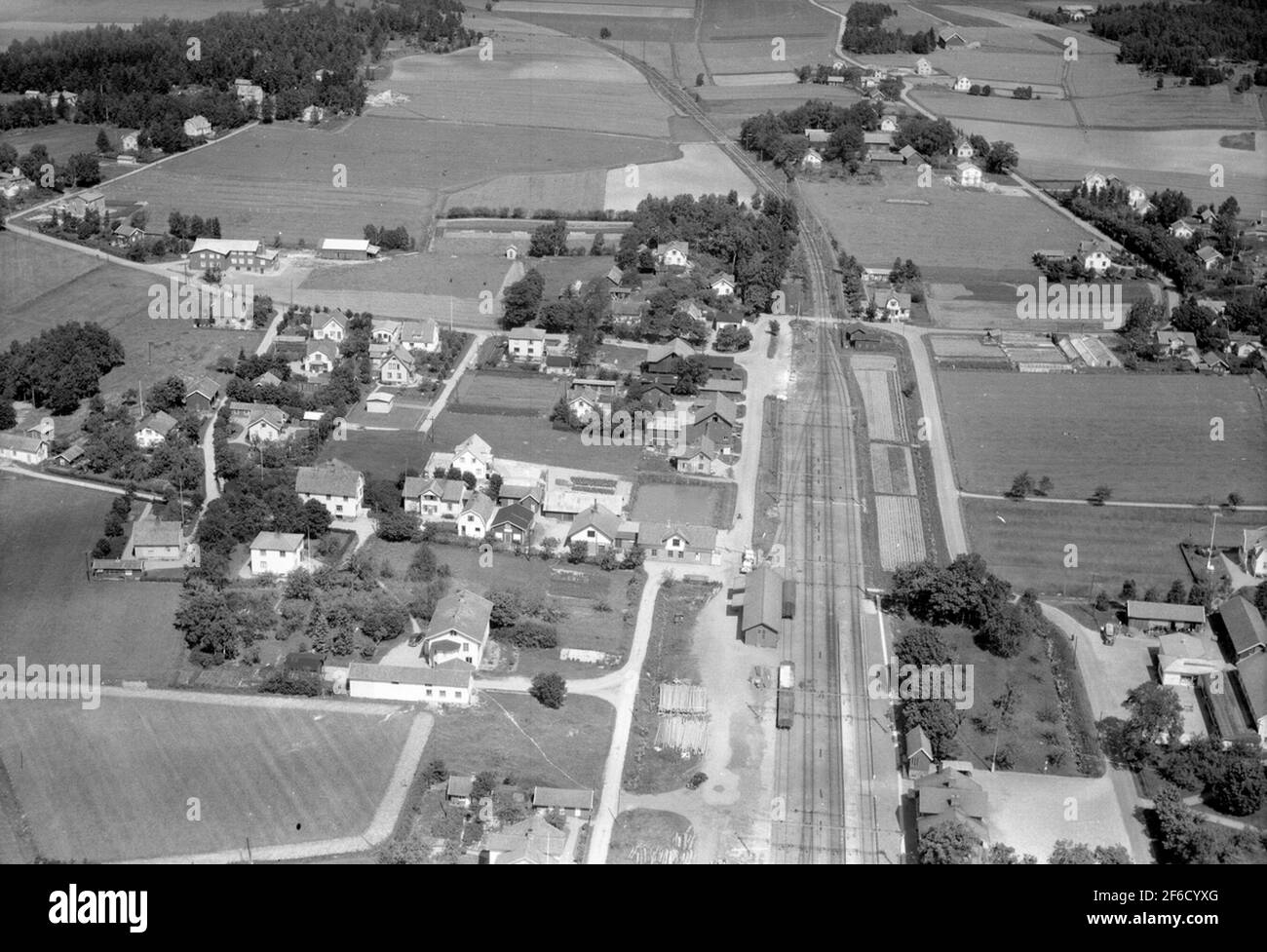 Aerial view of station Stock Photo - Alamy