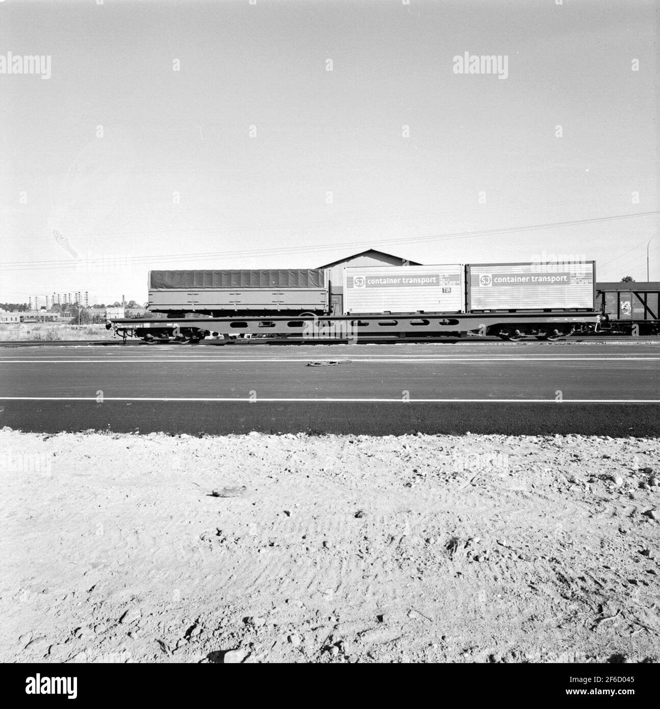 Container terminal. SJ SLPS Stock Photo - Alamy