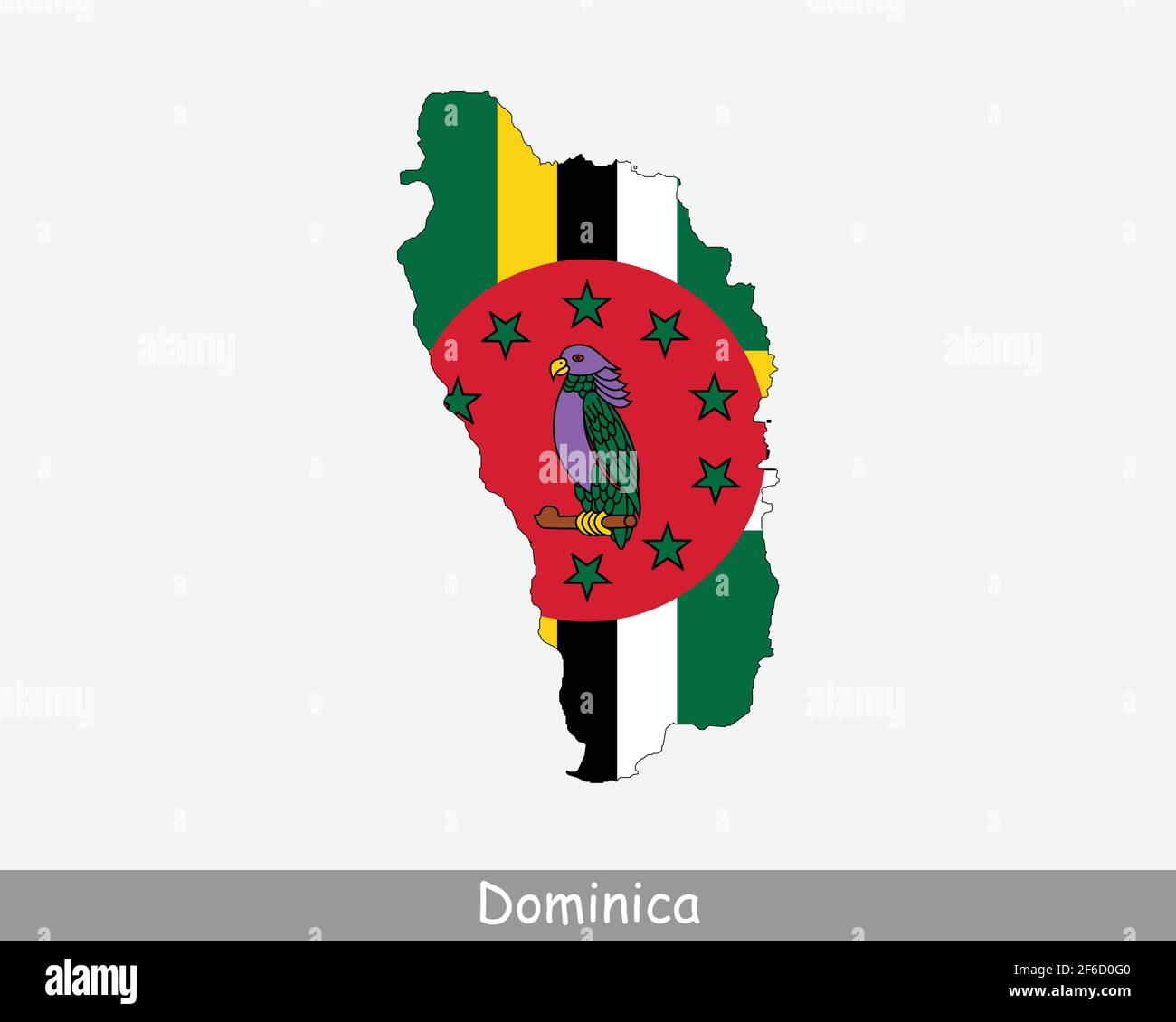 Map of dominica hi-res stock photography and images - Alamy