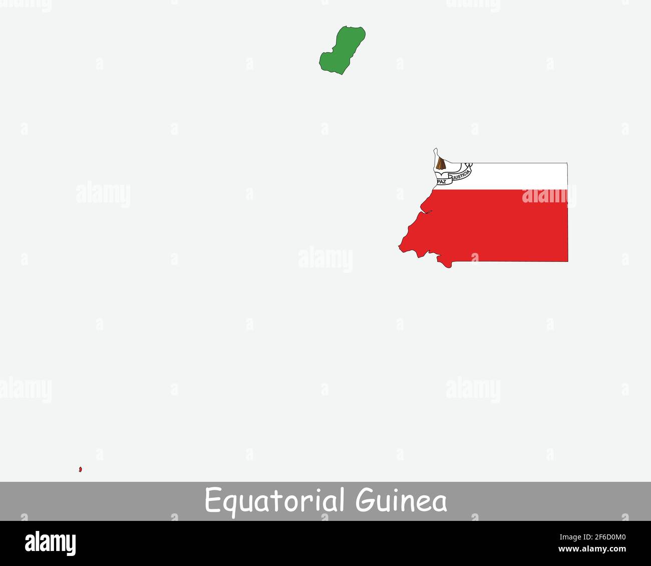Map equatorial guinea on Stock Vector Images - Alamy