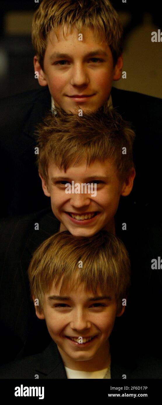 Three Billy Elliots.....James Lomas(top), Liam Mower(bottom) and George ...