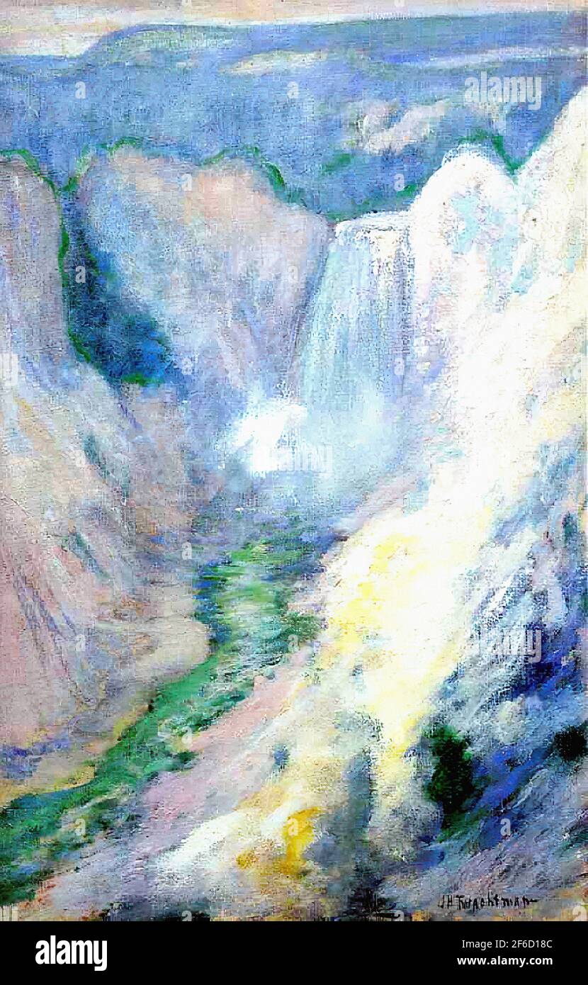 John henry twachtman yellowstone hi-res stock photography and images ...