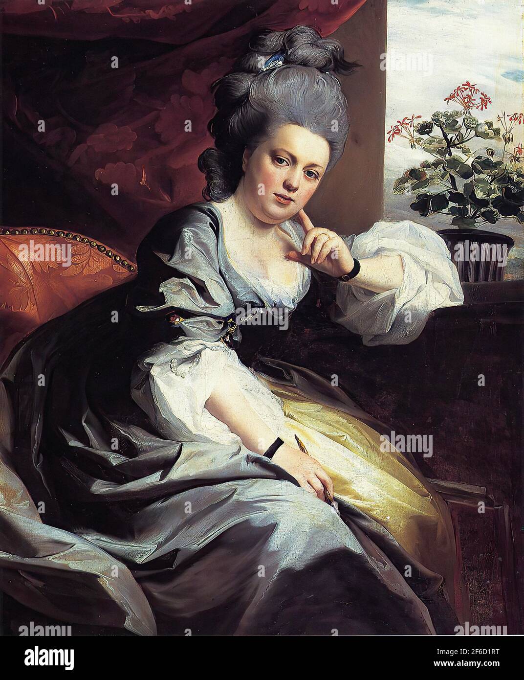 John Singleton Copley - Mrs Clark Gayton 1779 Stock Photo - Alamy