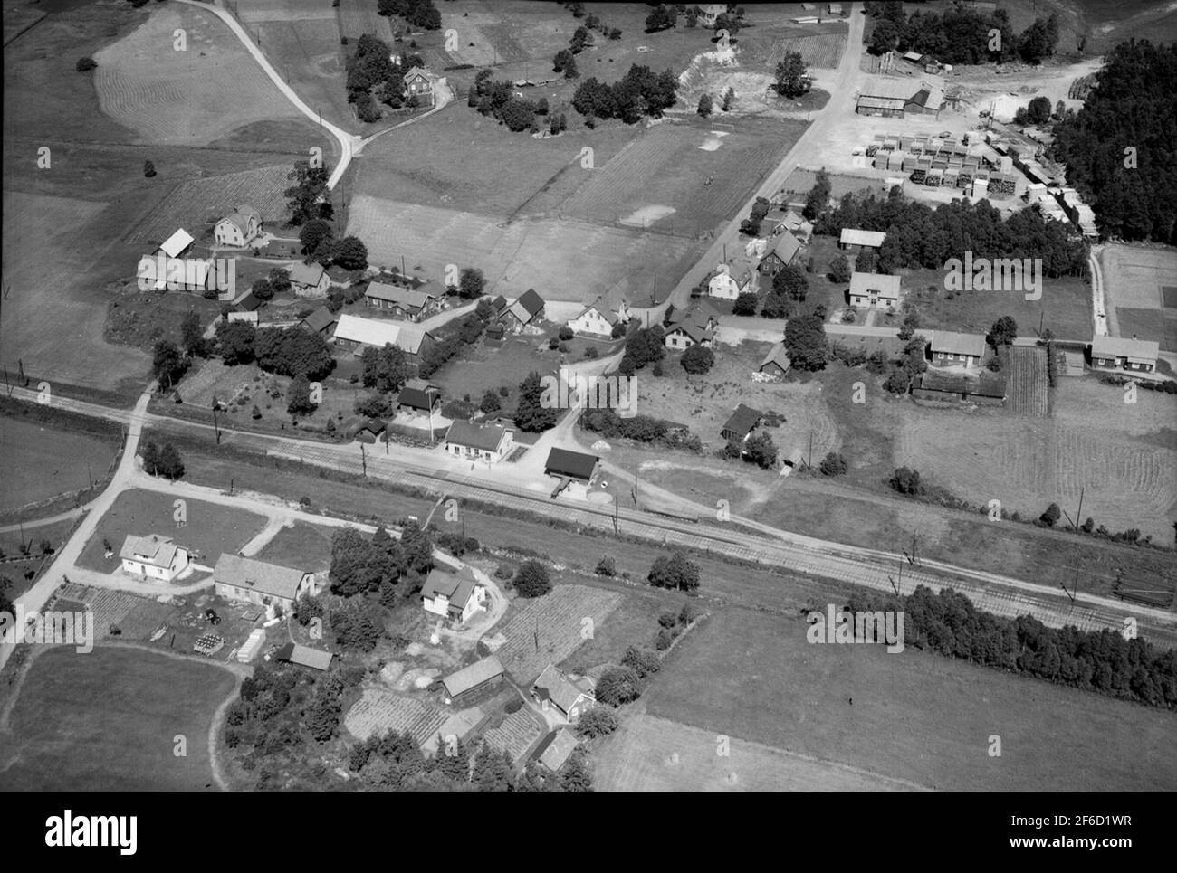 Aerial view of station Stock Photo - Alamy