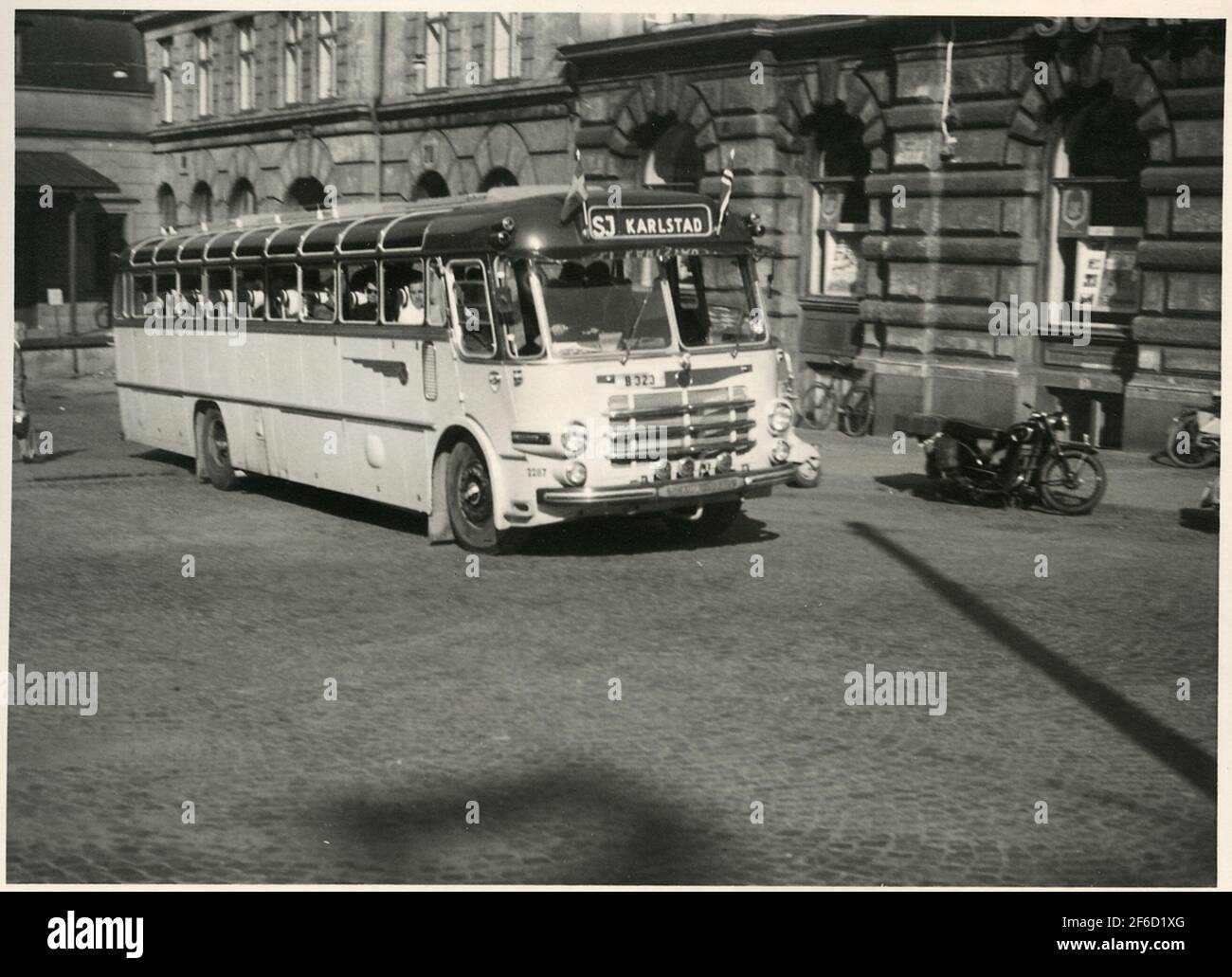 The state's railways, SJ bus 2287 Stock Photo - Alamy