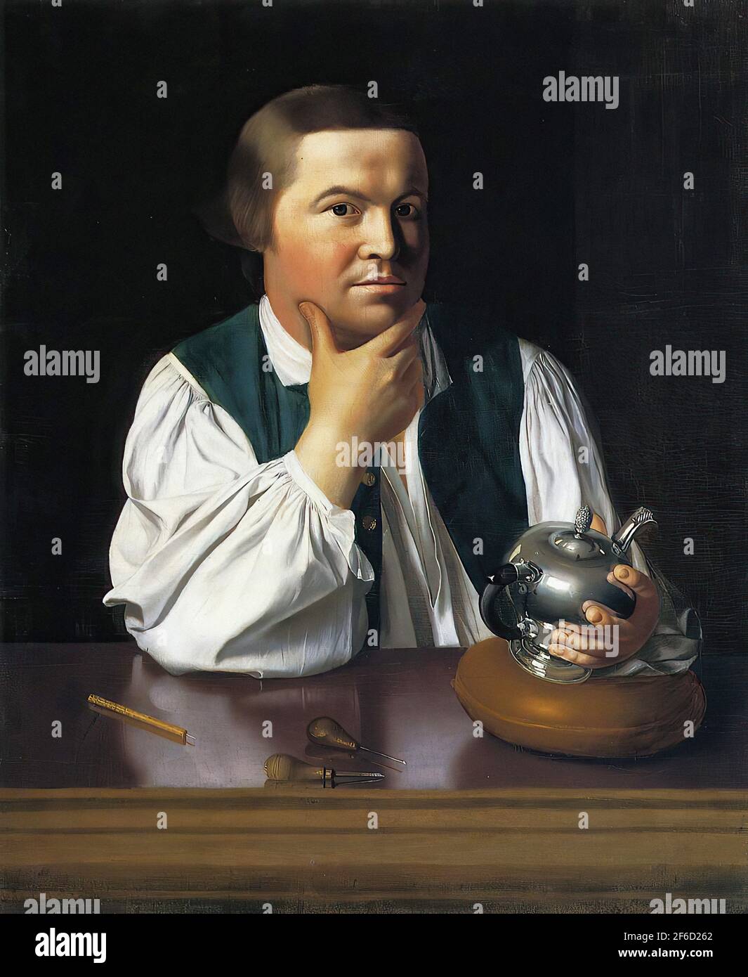 John Singleton Copley - Paul Revere 1770 Stock Photo - Alamy