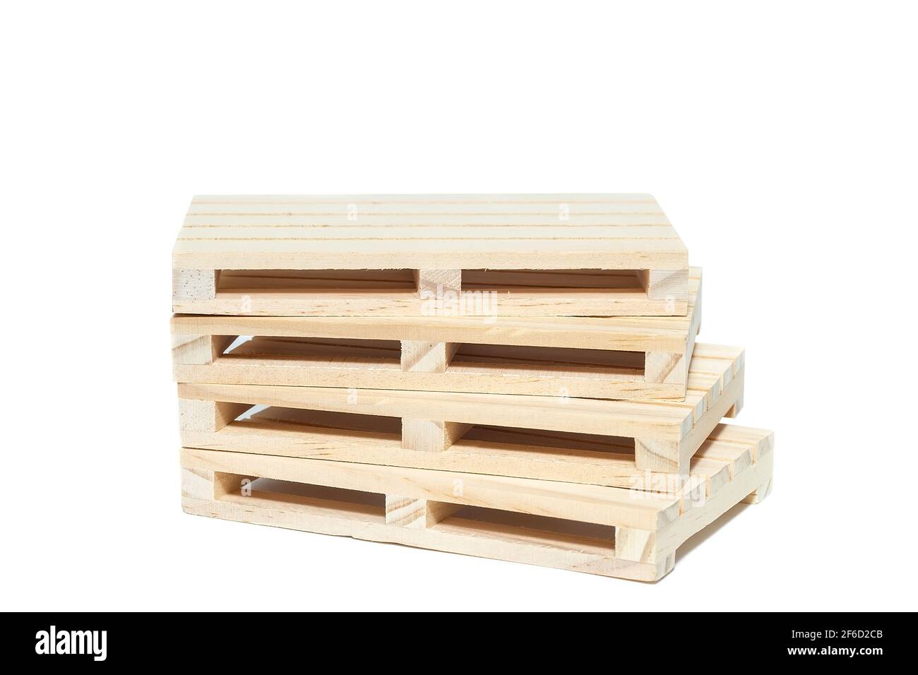 Stacked wooden pallets Cut Out Stock Images & Pictures - Alamy