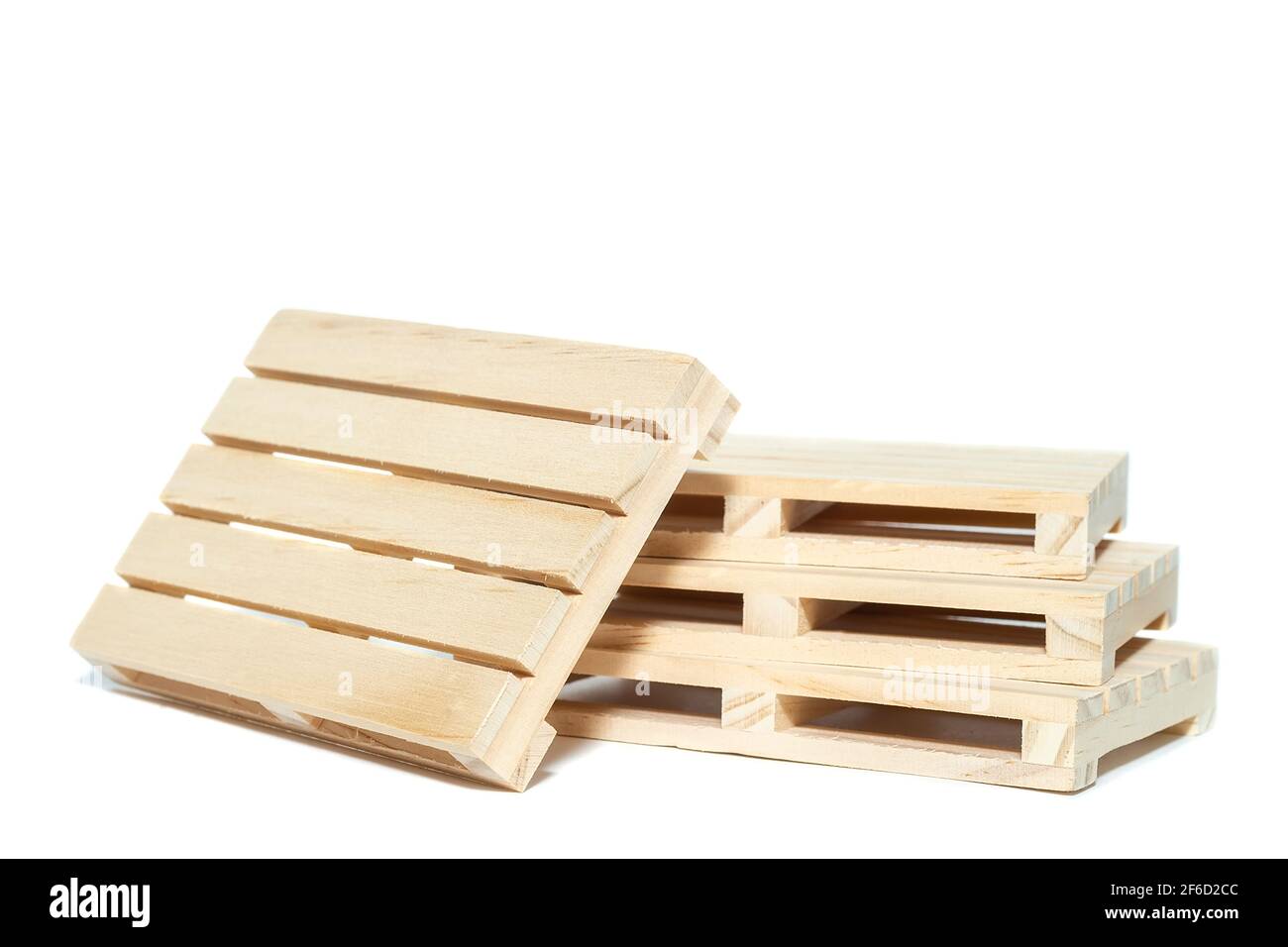 Commercial wooden pallets Cut Out Stock Images & Pictures - Alamy