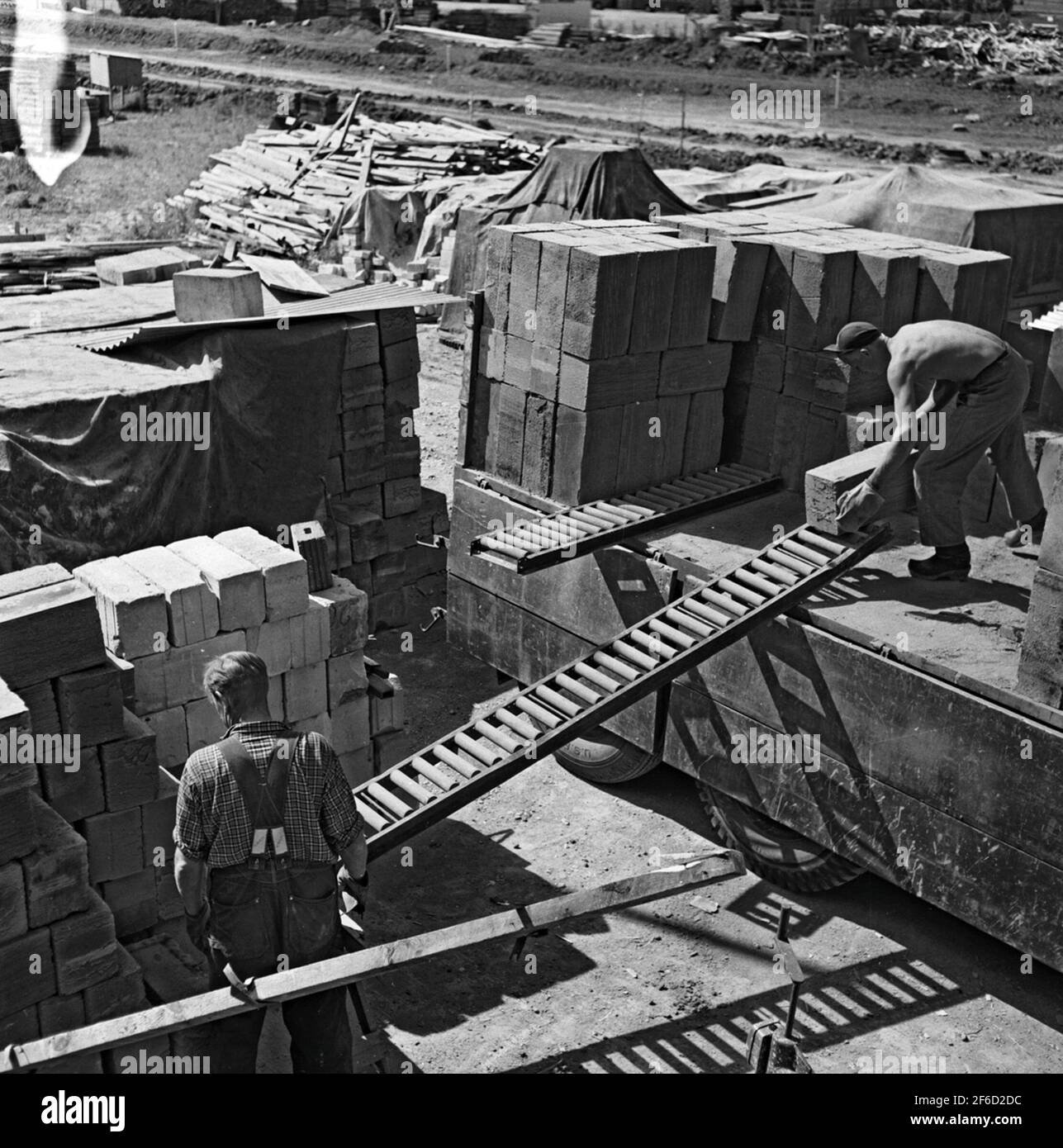 Relief of building materials. SL AB Transport Stock Photo - Alamy