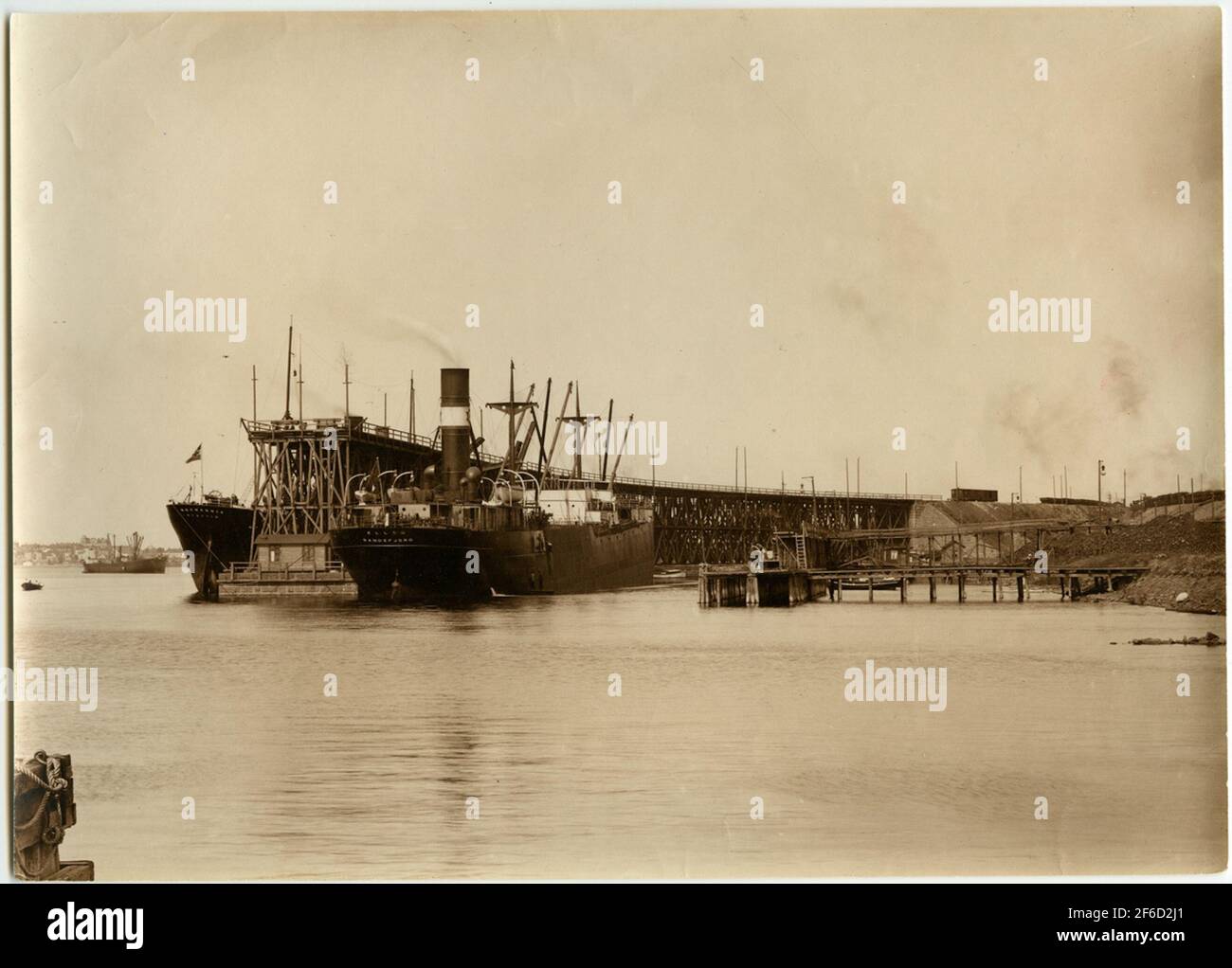 Ships Ellen Sandefjord and Nordmannia Stock Photo - Alamy