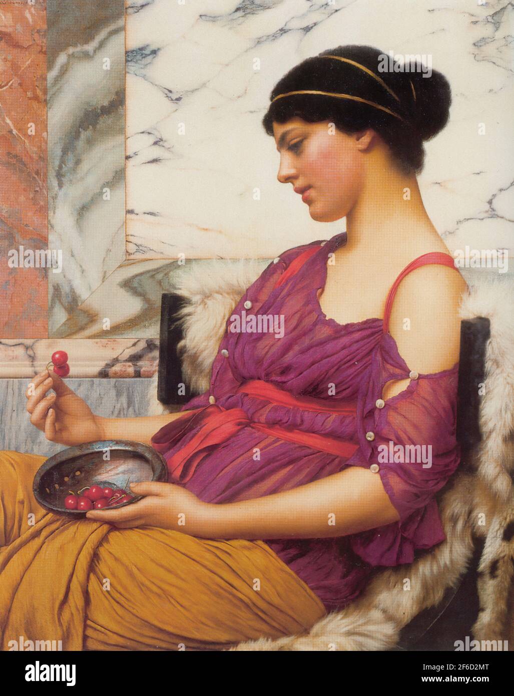 John William Godward - Ismenia 1908 Stock Photo - Alamy