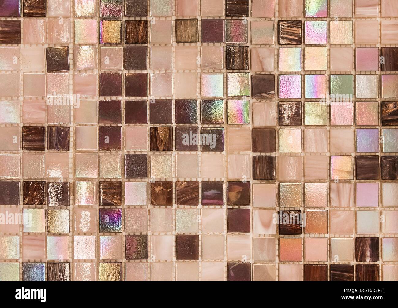 Colored ceramic tiles with abstract pattern, square texture, mosaic ...