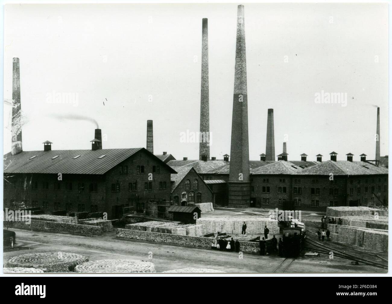 Stone factory in Höganäs Stock Photo - Alamy