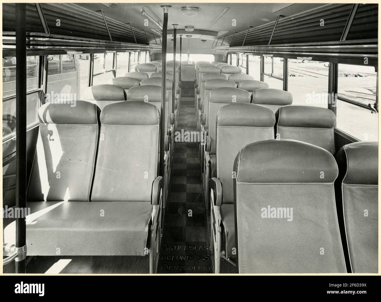 Interior from bus Stock Photo - Alamy