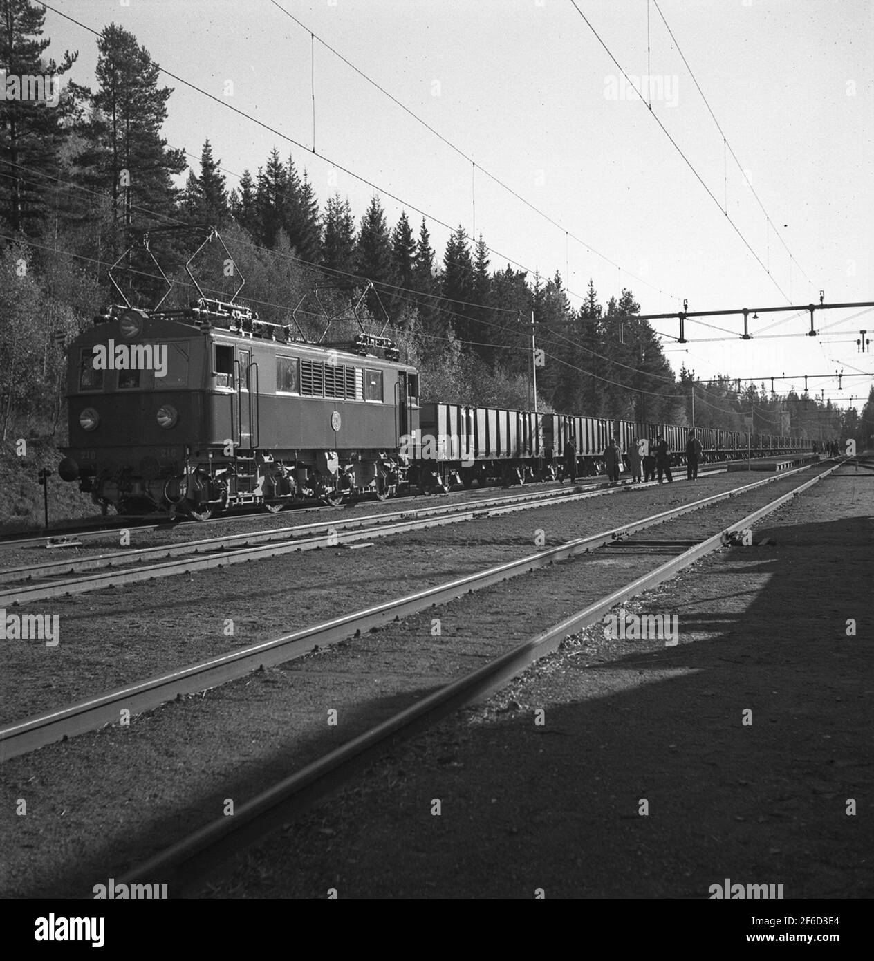 BJ DS 210 with freight train.BJ, Railway Stock Photo - Alamy