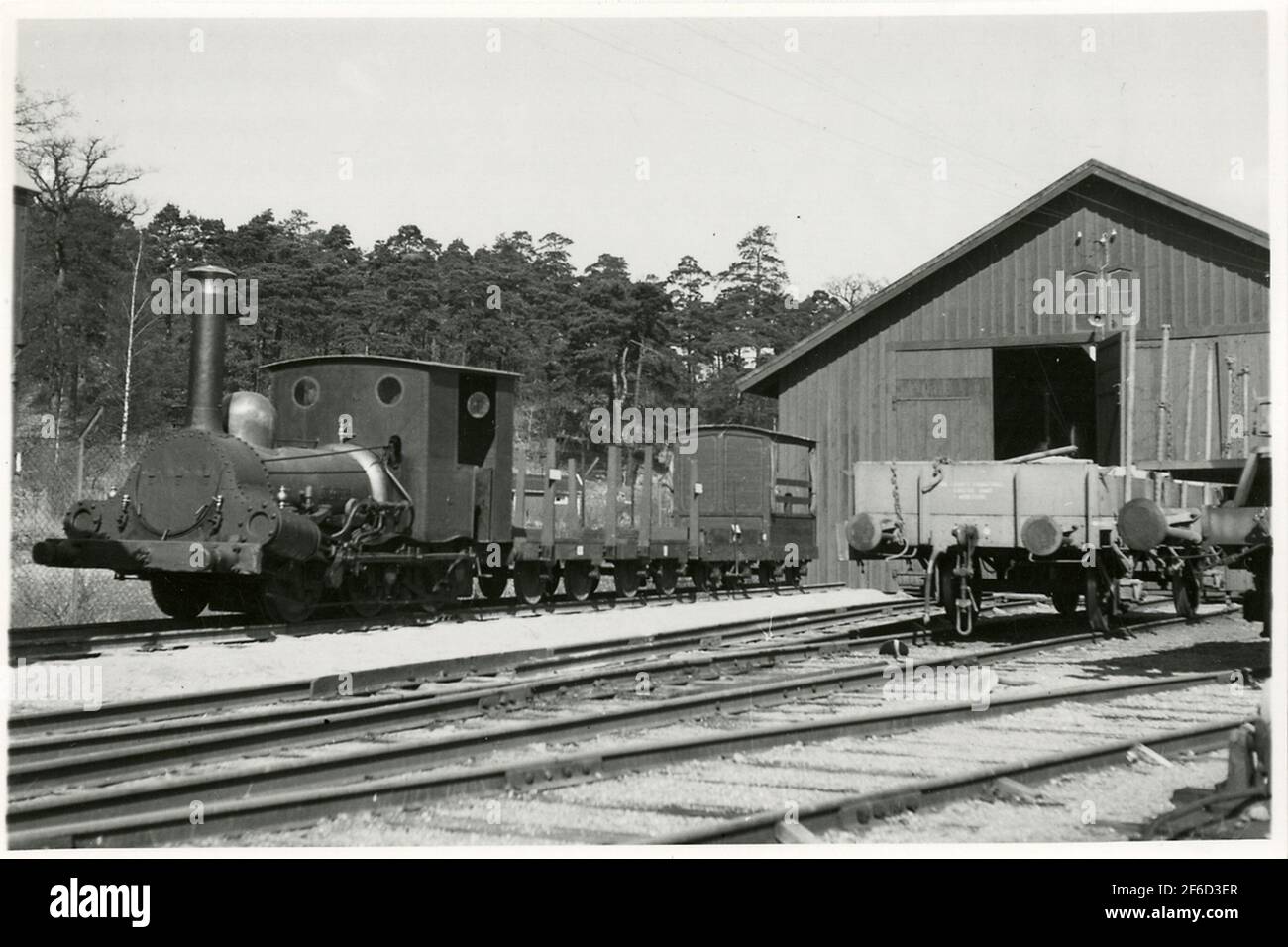 The steam locomotive "Front town" Sweden's oldest preserved locomotive ...