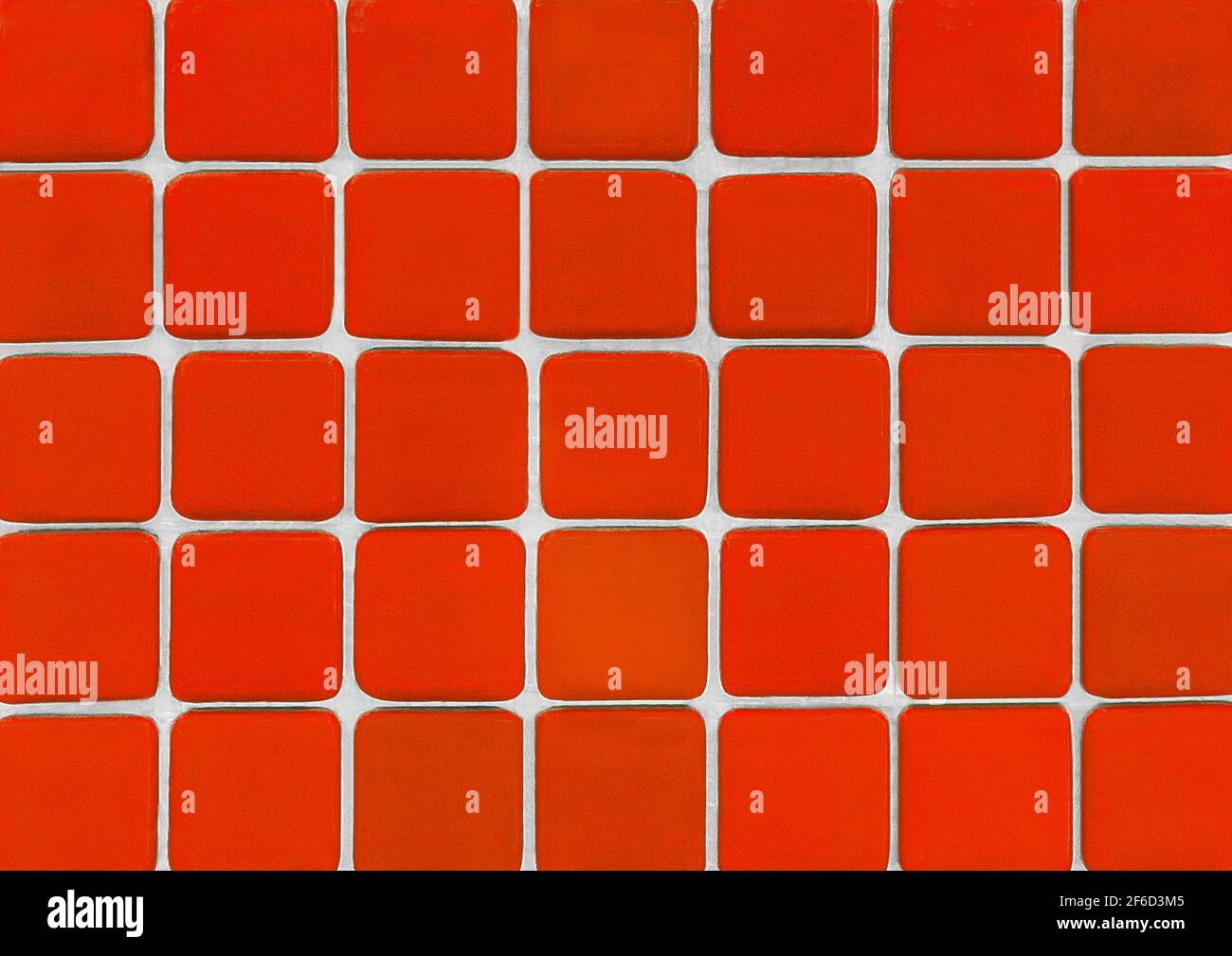 Red abstract ceramic tile, square texture, mosaic background Stock ...