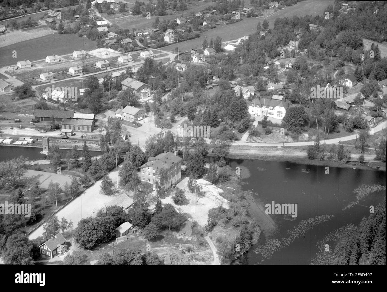 Aerial view of station Stock Photo - Alamy