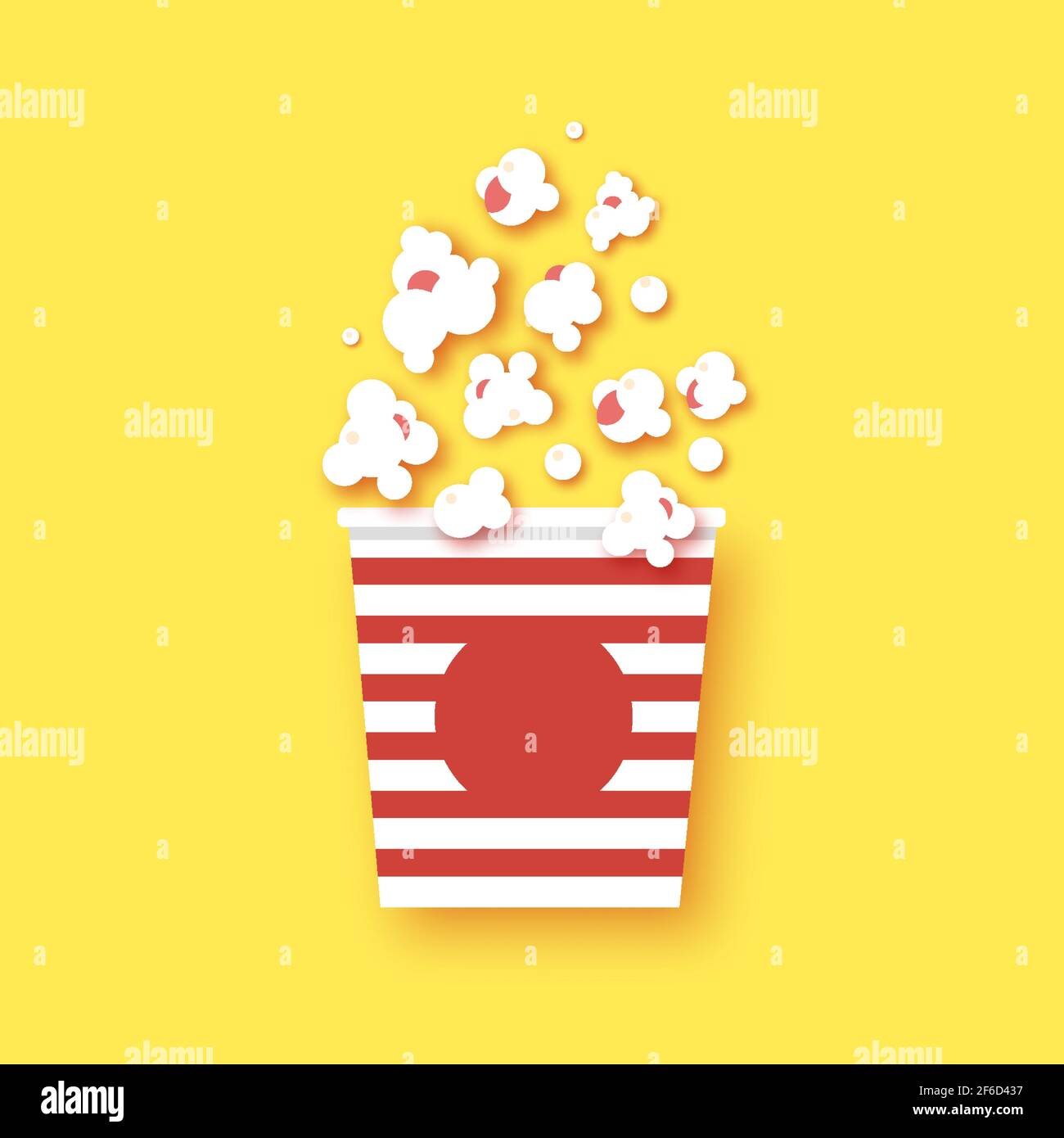 Large popcorn bucket Stock Vector Images - Alamy