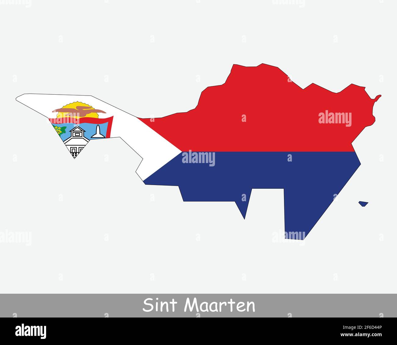St maarten map