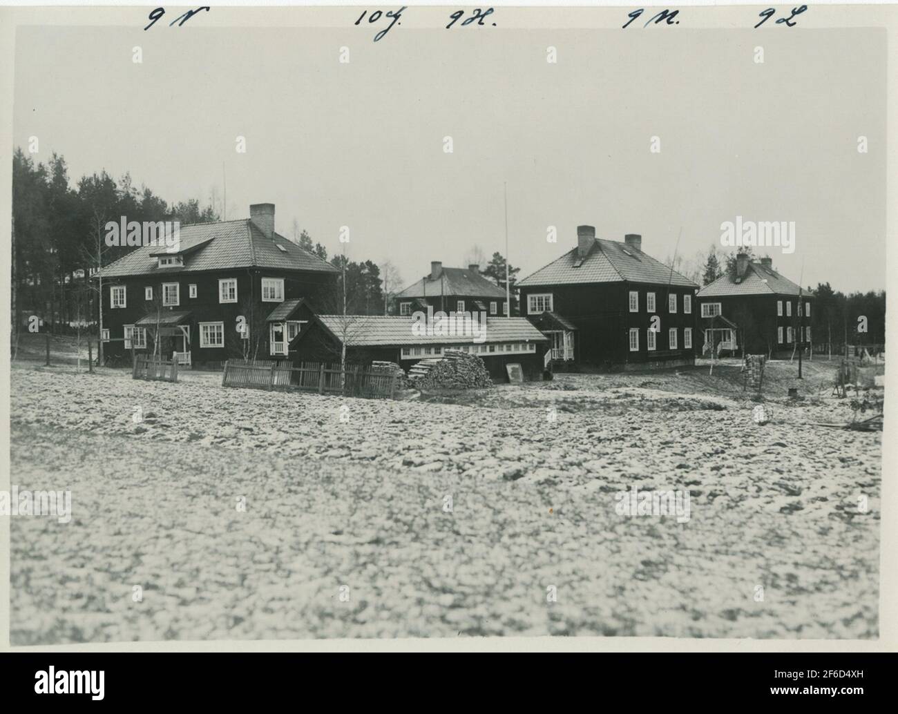 The state's railways, SJ residential complexes in angge Stock Photo - Alamy