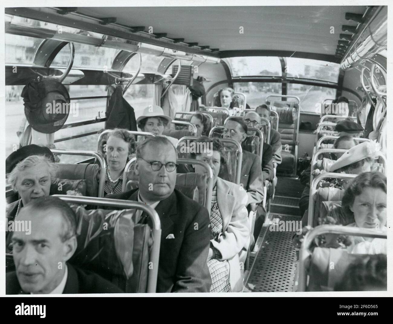 Passengers in bus Stock Photo - Alamy