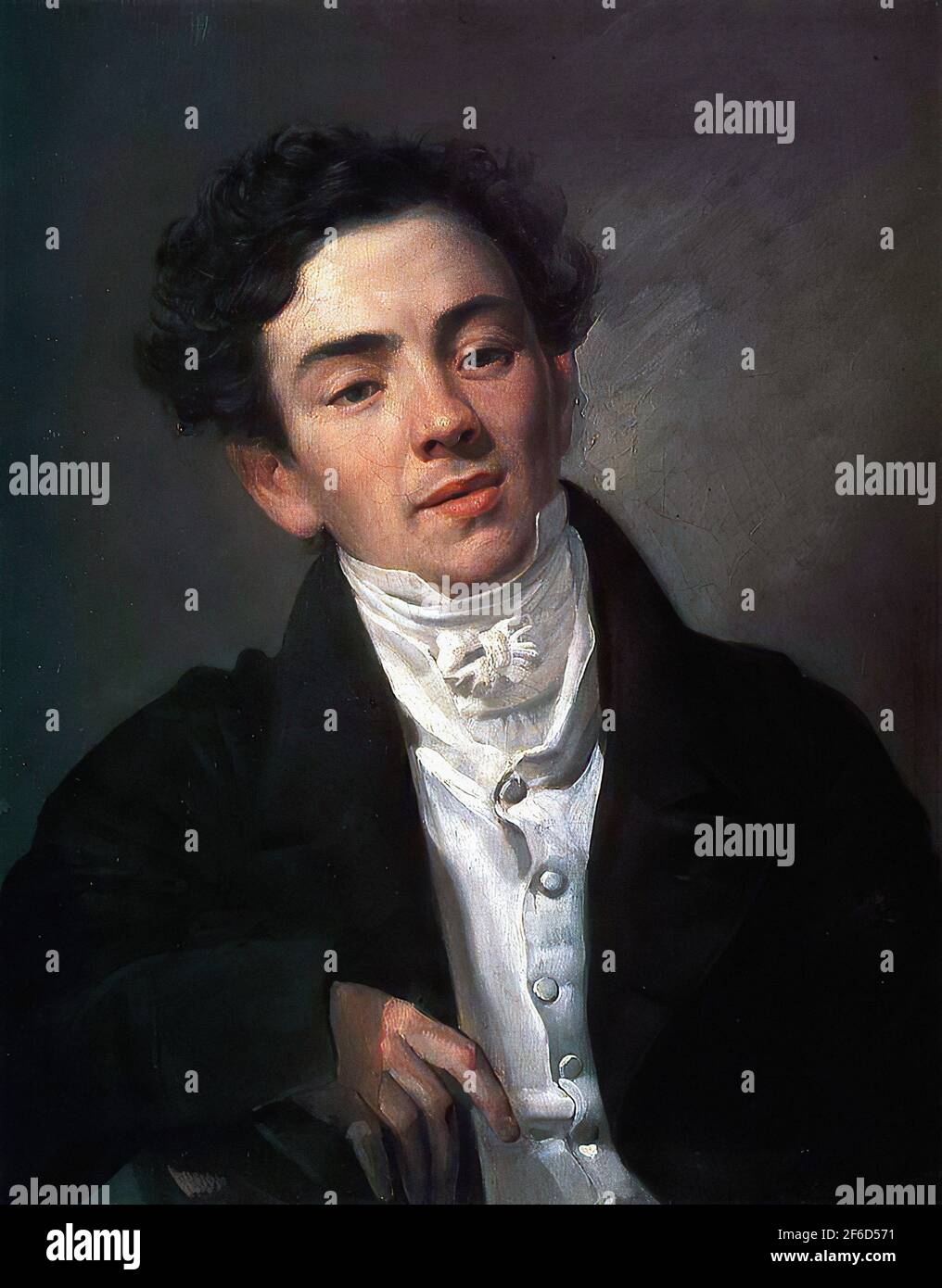 Karl Bryullov - Portrait Actor N Ramazanov 1821 Stock Photo - Alamy