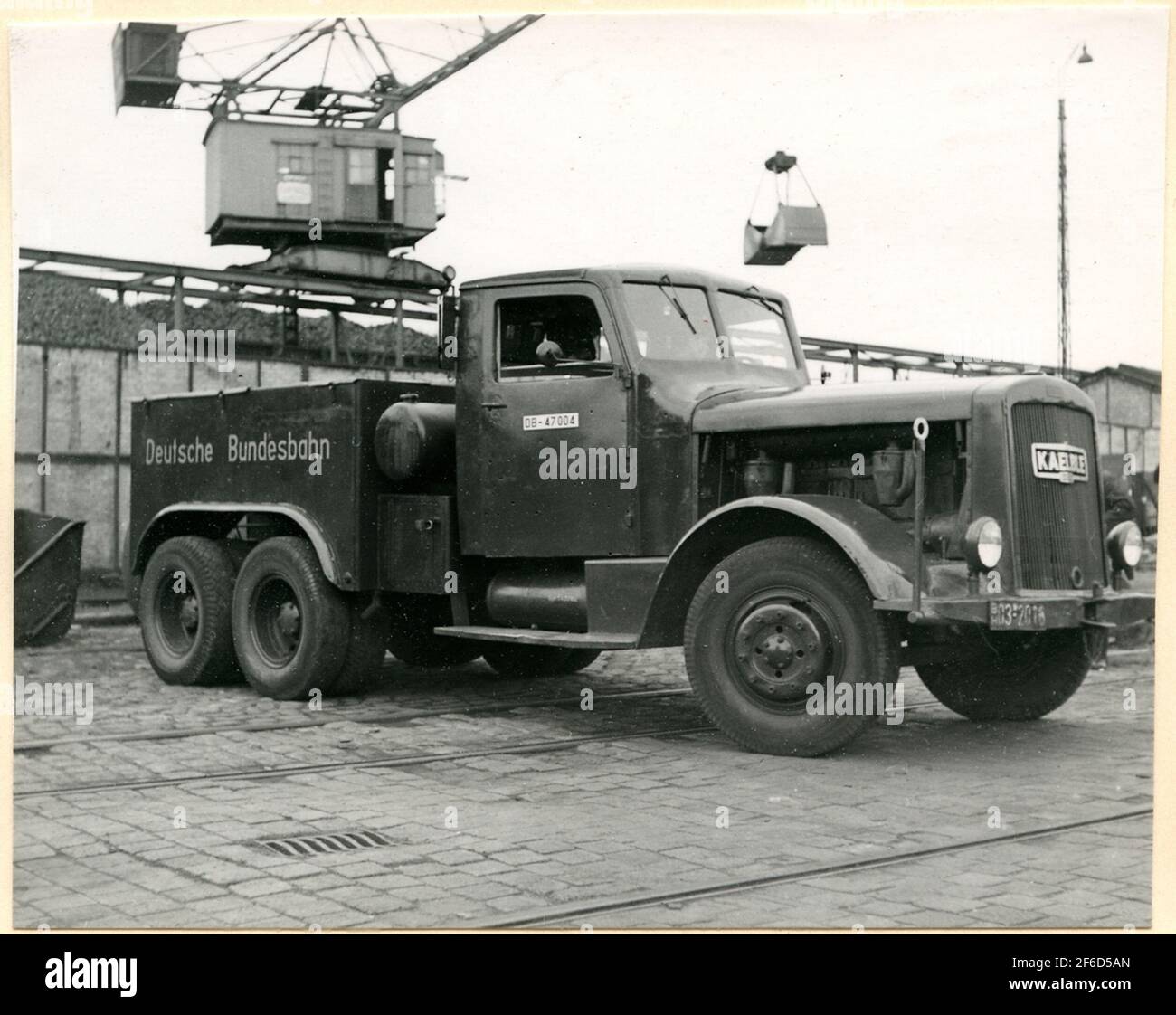 Lastbil, Deutsche Bundesbahn DB 47004 Stock Photo - Alamy