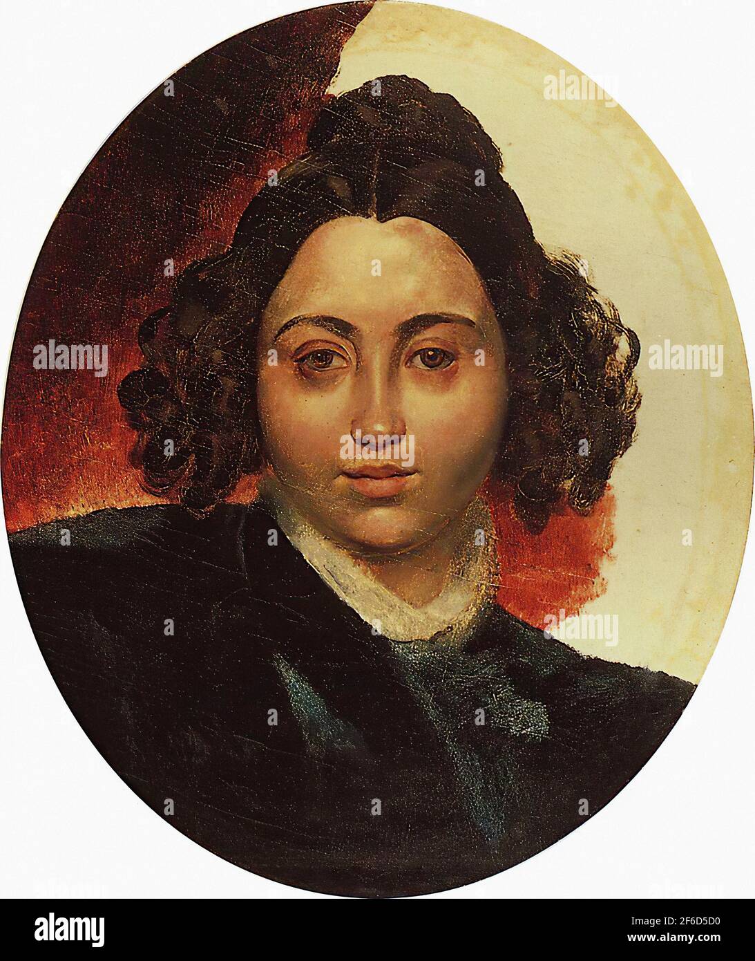 Karl Bryullov - Portrait Baroness I I Klodt 1839 Stock Photo - Alamy