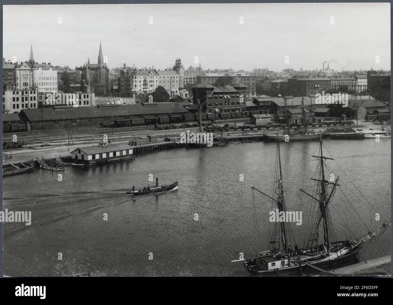 Stockholm Norra Station in 1902 Stock Photo - Alamy