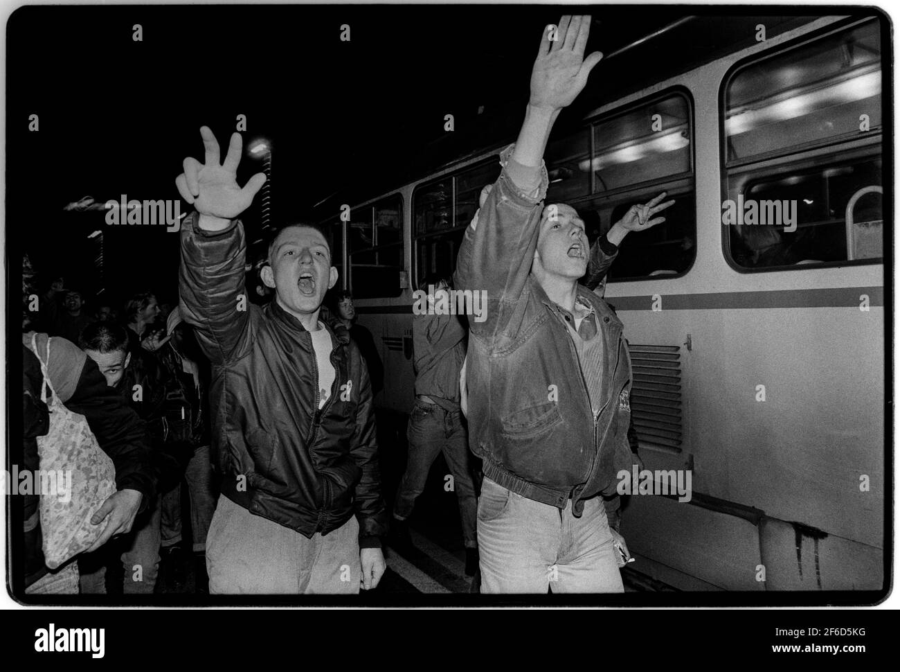 Protest germany 1990 Black and White Stock Photos & Images - Alamy