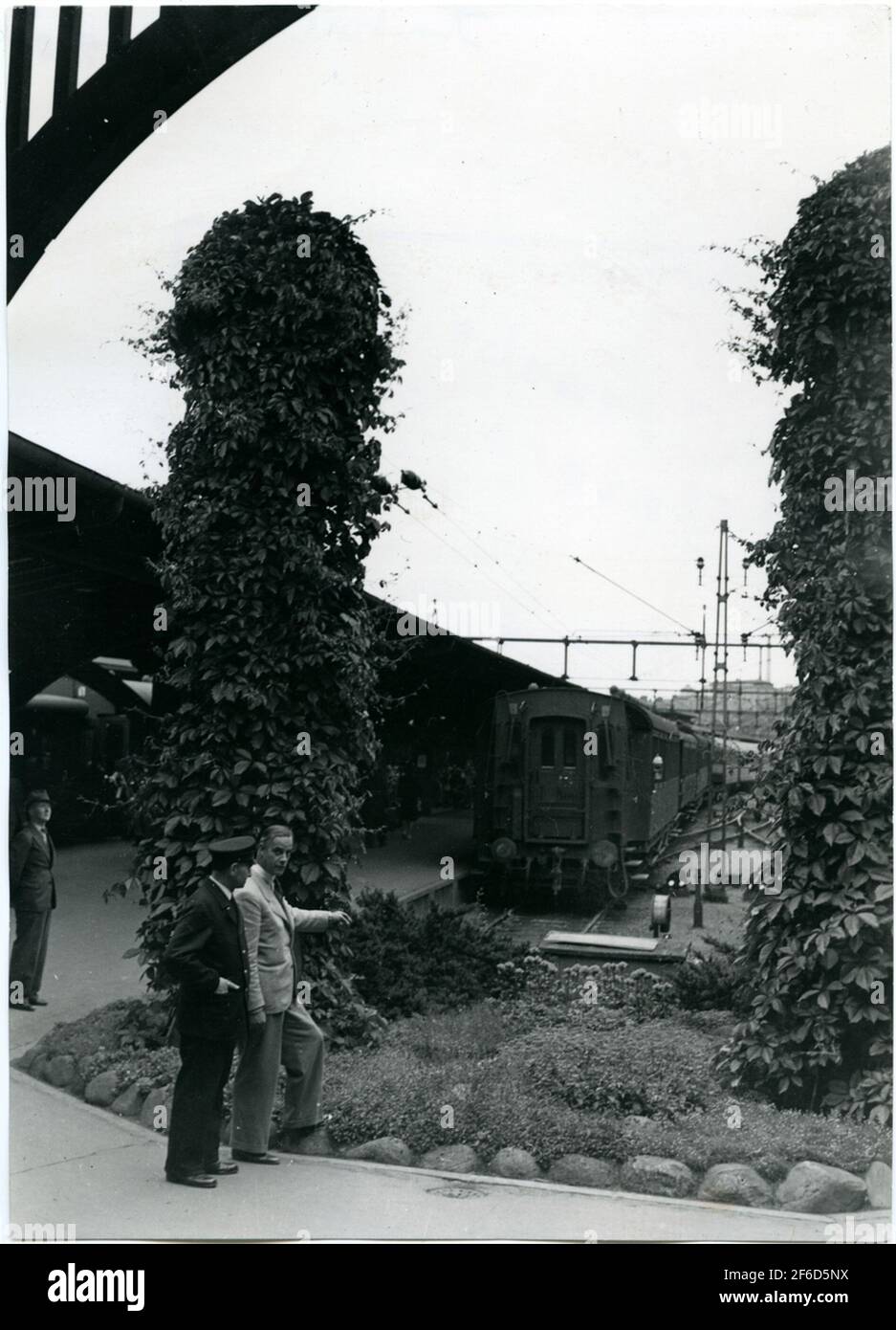 The Garden Director shows planting at Stockholm Central Station Stock ...
