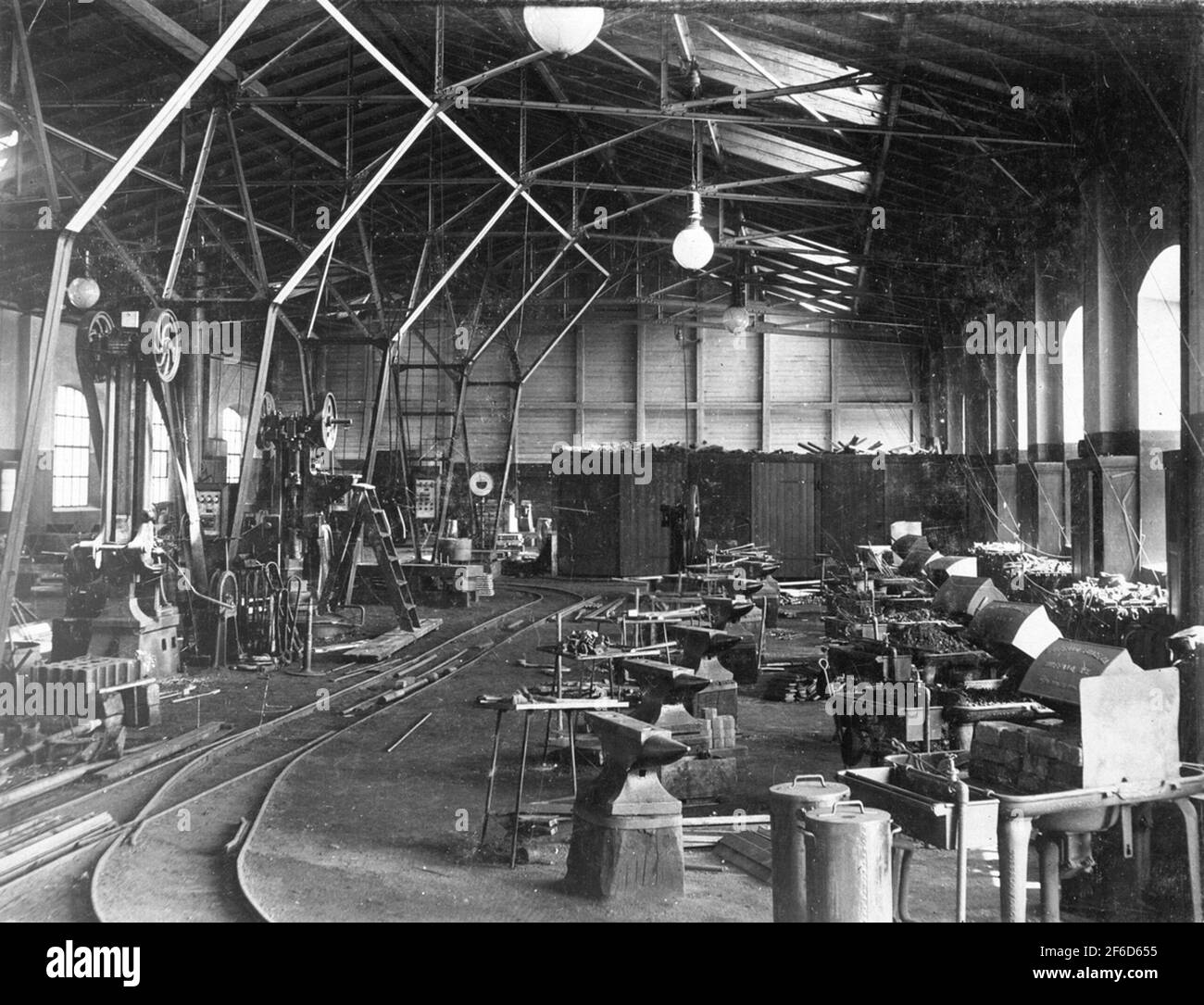 The central workshop was built at the beginning of the 20th century a ...