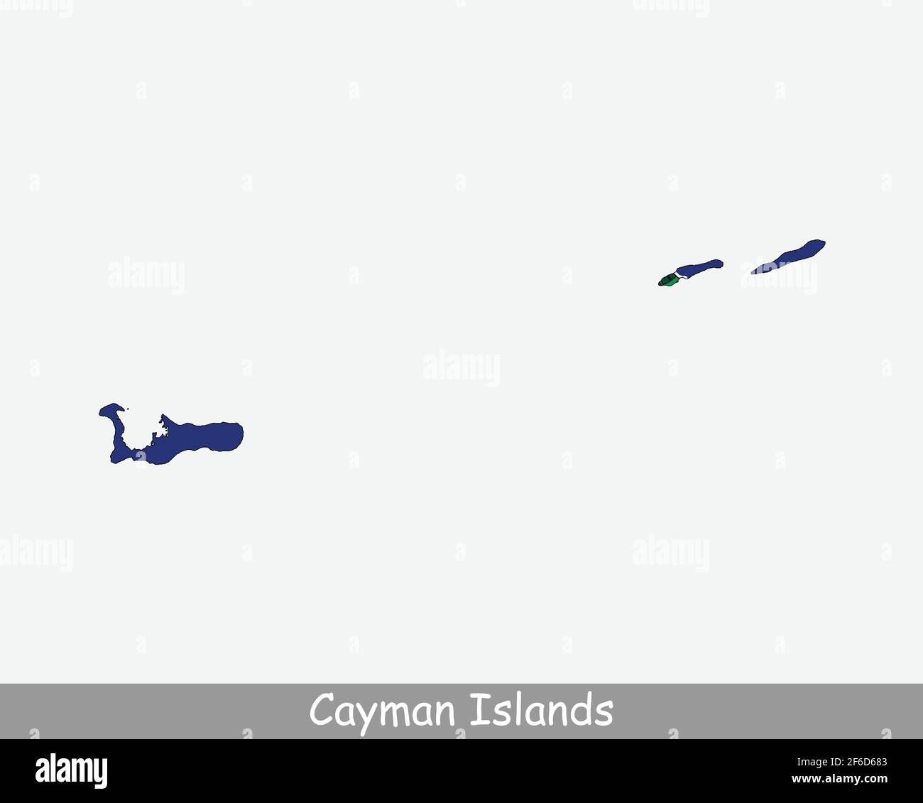 Map of cayman islands hi-res stock photography and images - Alamy