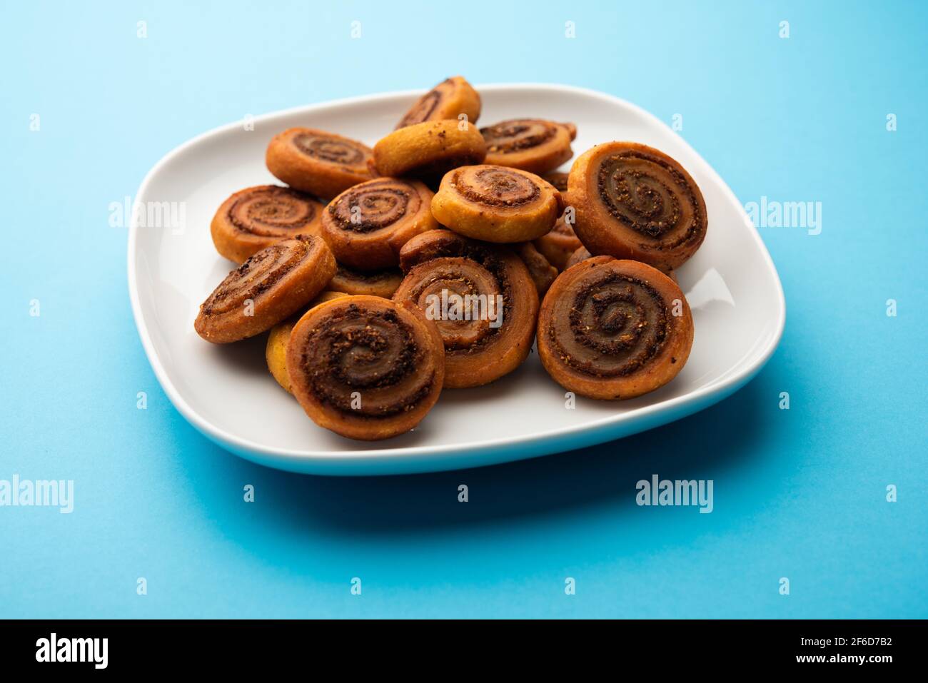 Indian Traditional tasty Snack Bhakarwadi Also Known as Bakarwadi ...