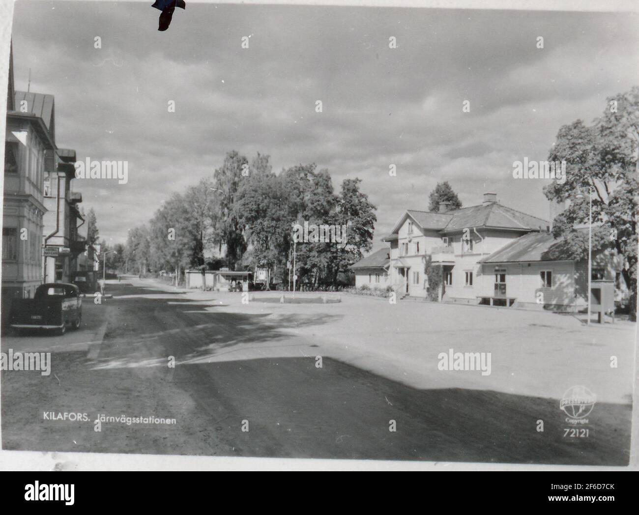 Kilafors station from street side Stock Photo - Alamy