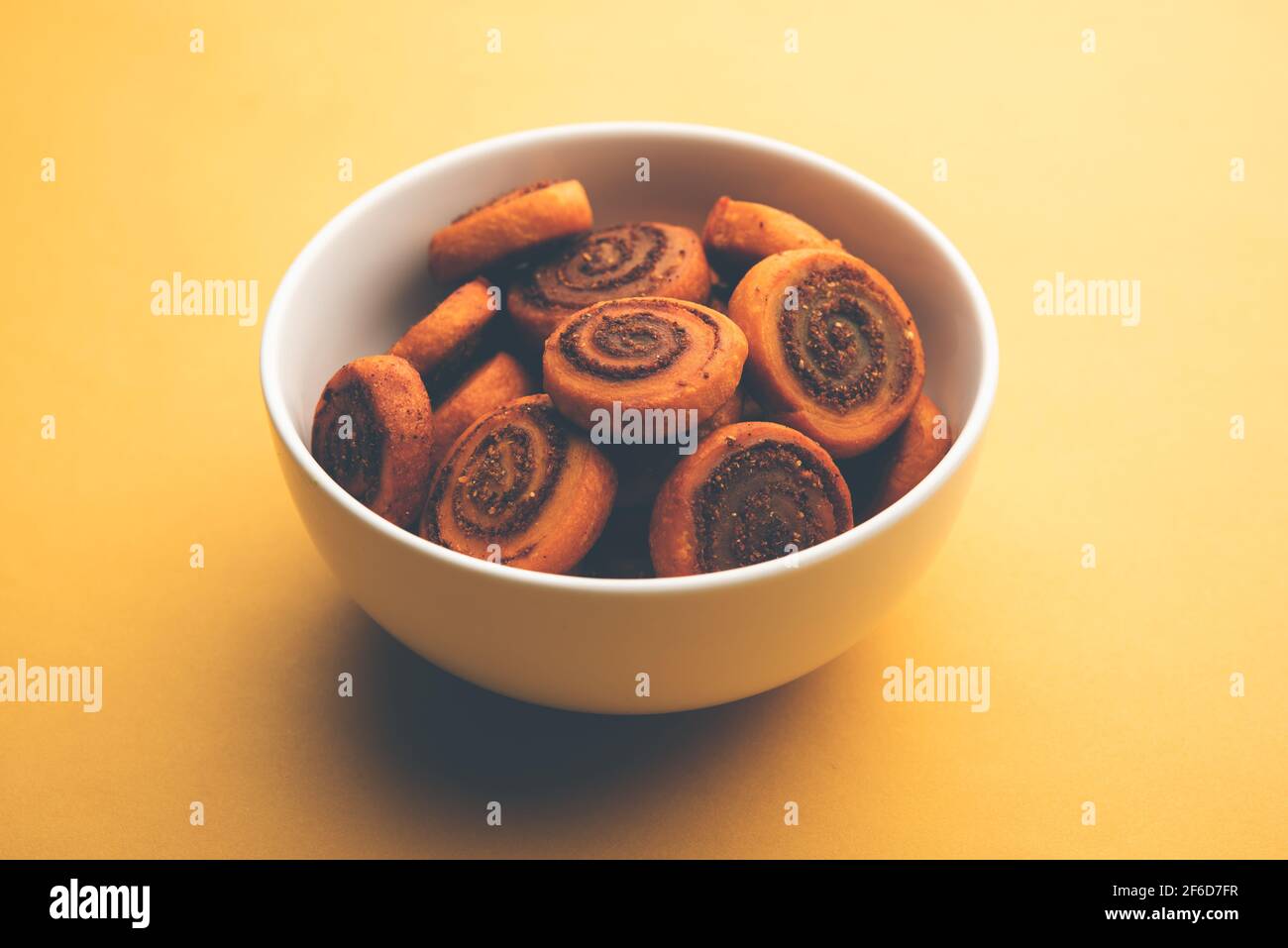 Indian Traditional tasty Snack Bhakarwadi Also Known as Bakarwadi ...