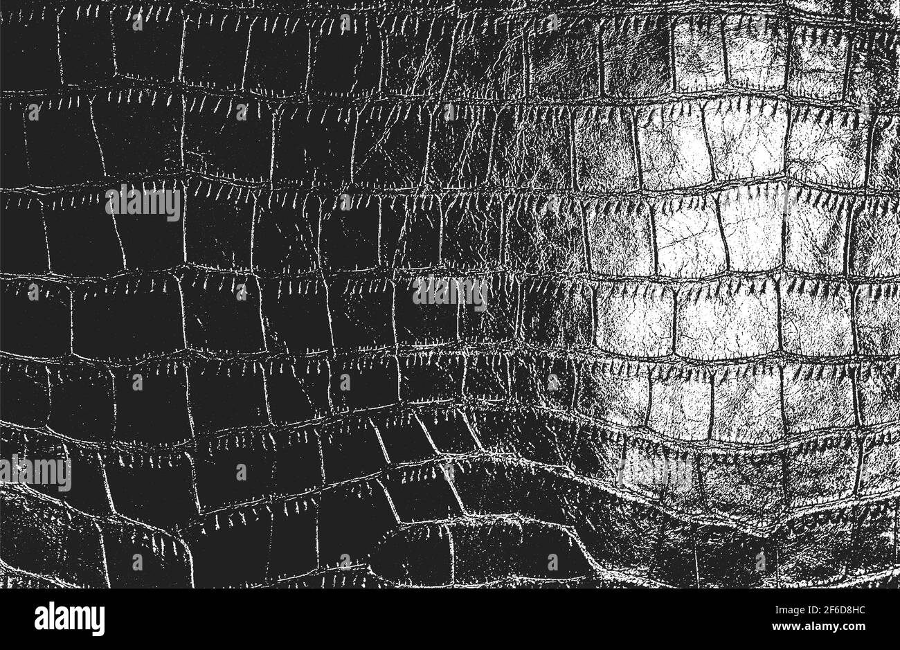 Distressed overlay texture of crocodile or snake skin leather, grunge ...