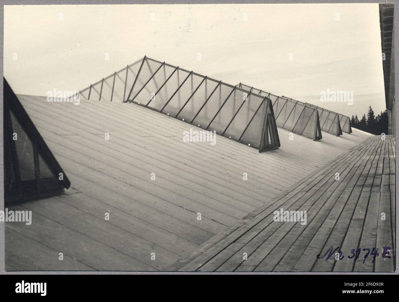 Rebuilt the outer roof space Stock Photo - Alamy