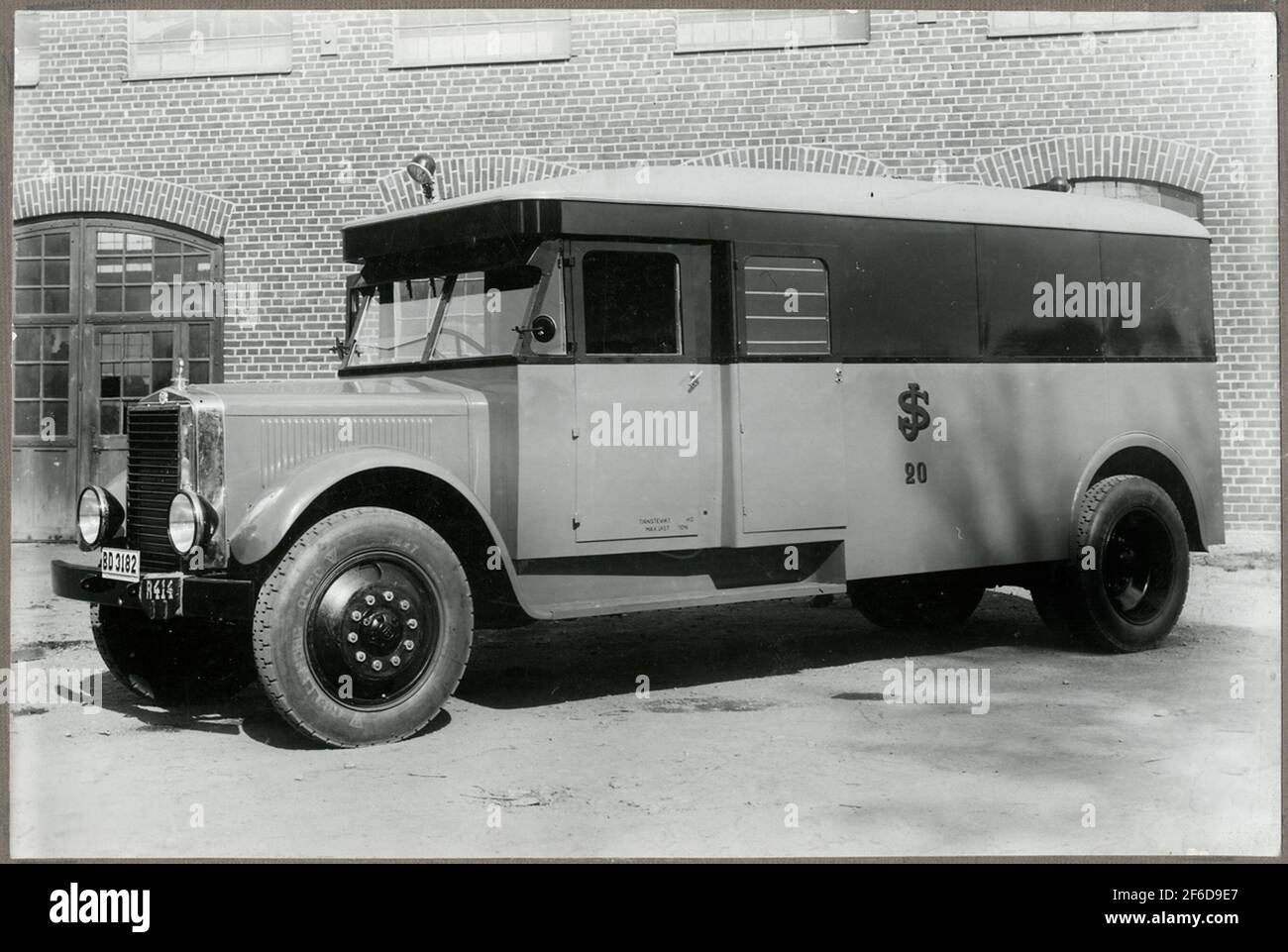 The state's railways, SJ bus 20 Stock Photo - Alamy
