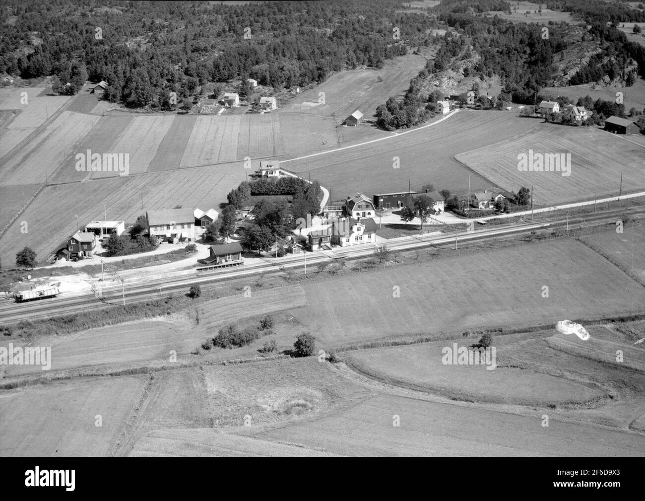 Aerial view of station Stock Photo - Alamy